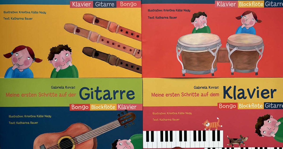 Vier neue Bände für Klavier, Blockflöte, Gitarre und Bongo Die ersten Schritte machen | nmz ...